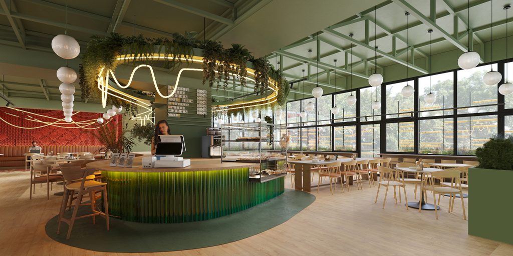 CAFE GLORIA | Design project by ZIKZAK Architects